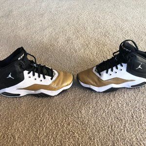 Jordan | Shoes | Nike Jordan Bloyal Gs White Black Gold ...